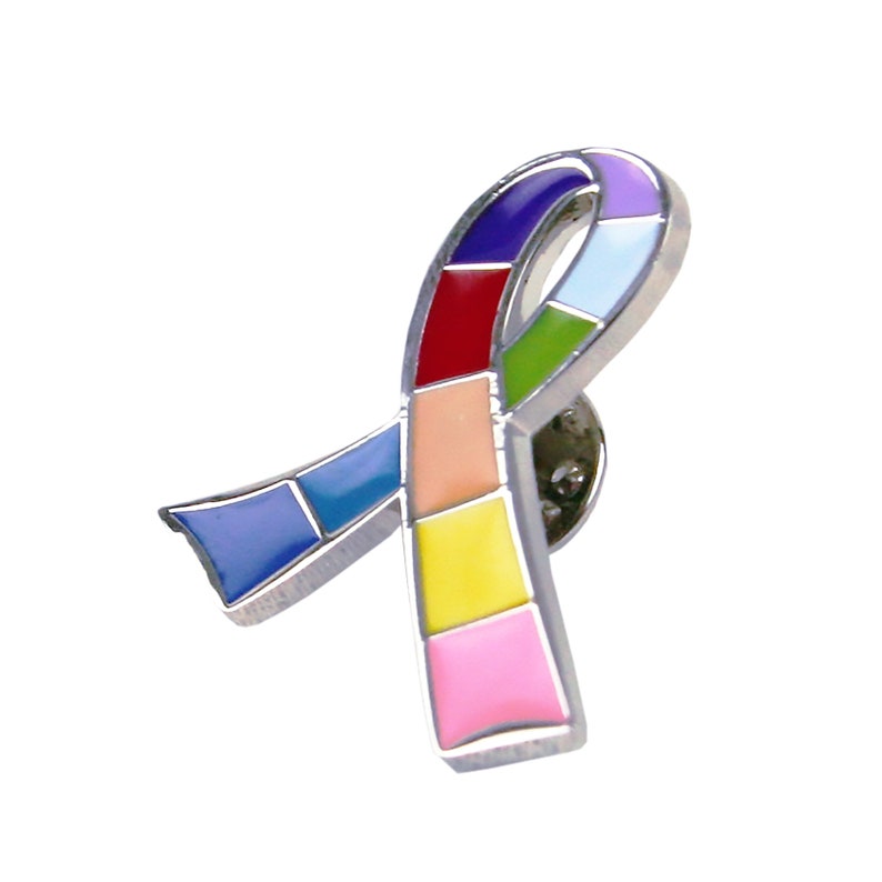 Awareness Multi Ribbon Lapel Pin - Etsy