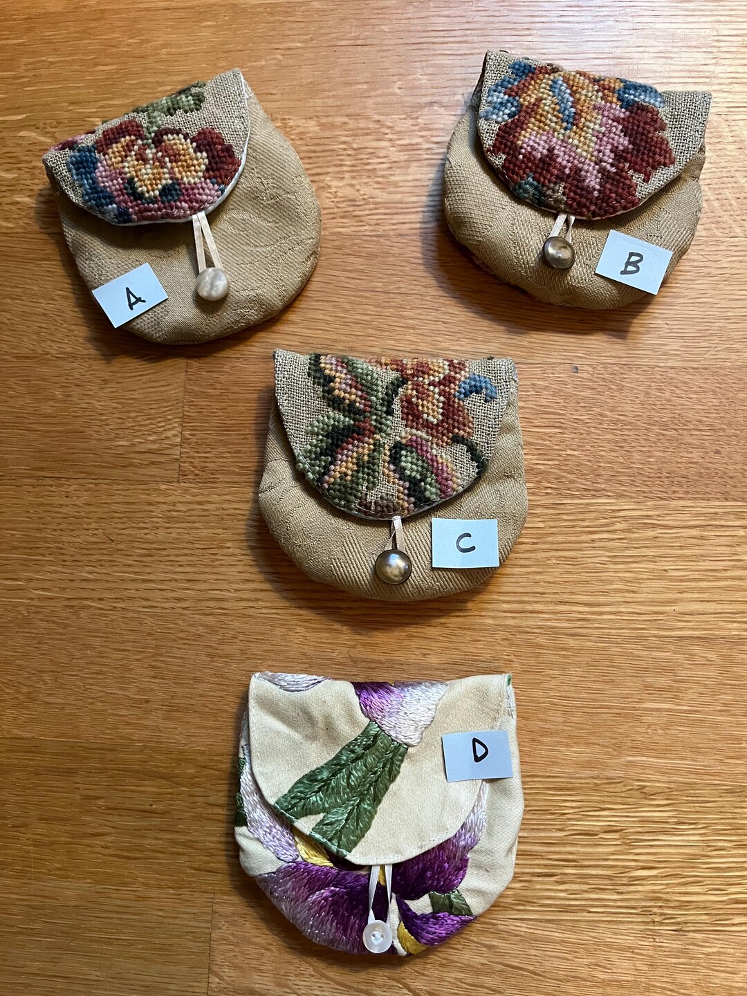 Vintage Quilt Coin Purse, Multi Color Batch #10 - Etsy