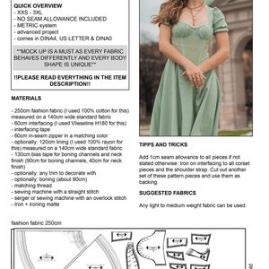 PATTERN - Milk Maid Dress AMALIA - THISISKACHI - Etsy