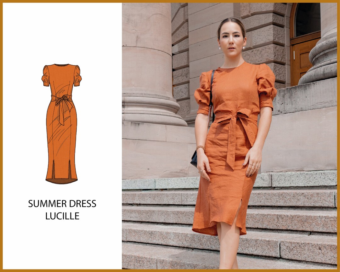 PATTERN - Summer Dress LUCILLE - THISISKACHI - Etsy