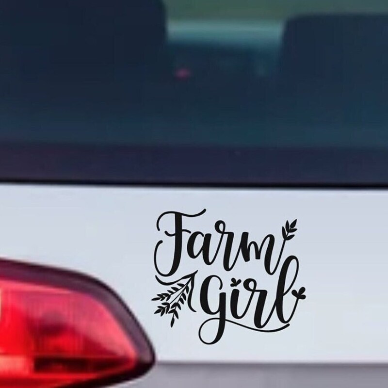 Farmer Girl Bumper Sticker - Etsy