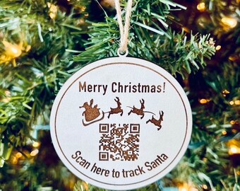 Qr Code Christmas Ornament - Etsy