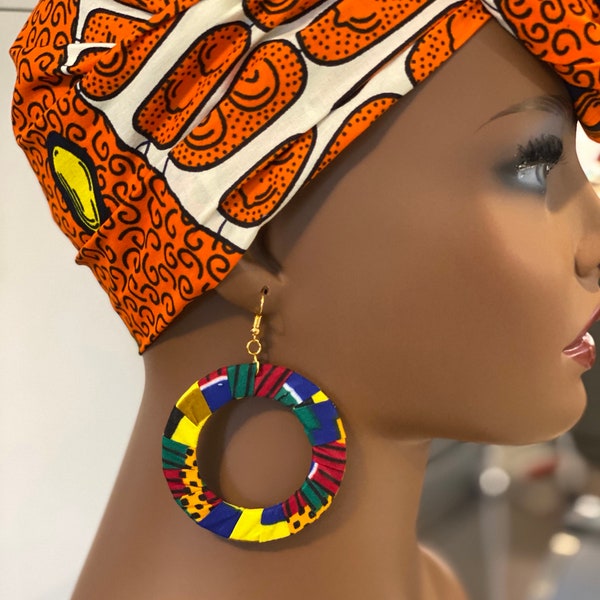 Ankara Earrings - Etsy