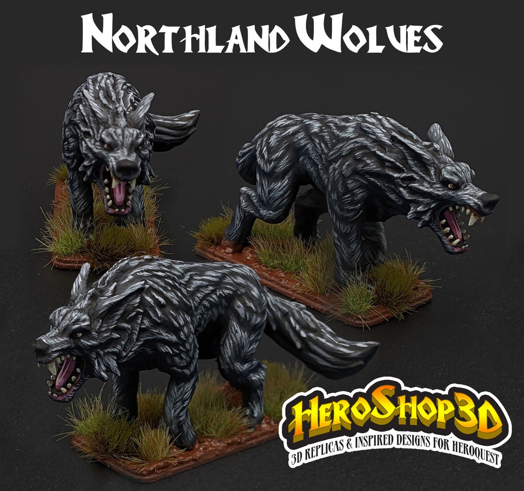Heroquest - Into the Northland Wolves - Custom Design - Etsy