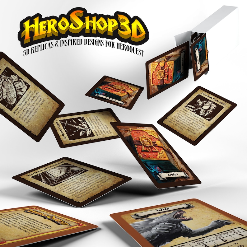 Heroquest - Into the Northland Wolves - Custom Design - Etsy