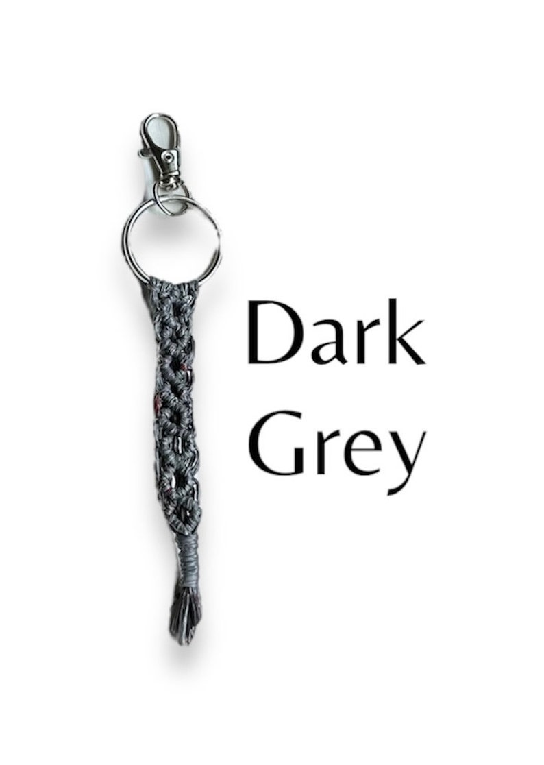Macrame Keychain Made From Reclaimed Plastic Bags - Etsy