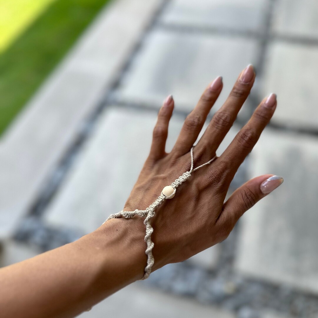 Boho Macrame Bracelet Made From HEMP - Etsy