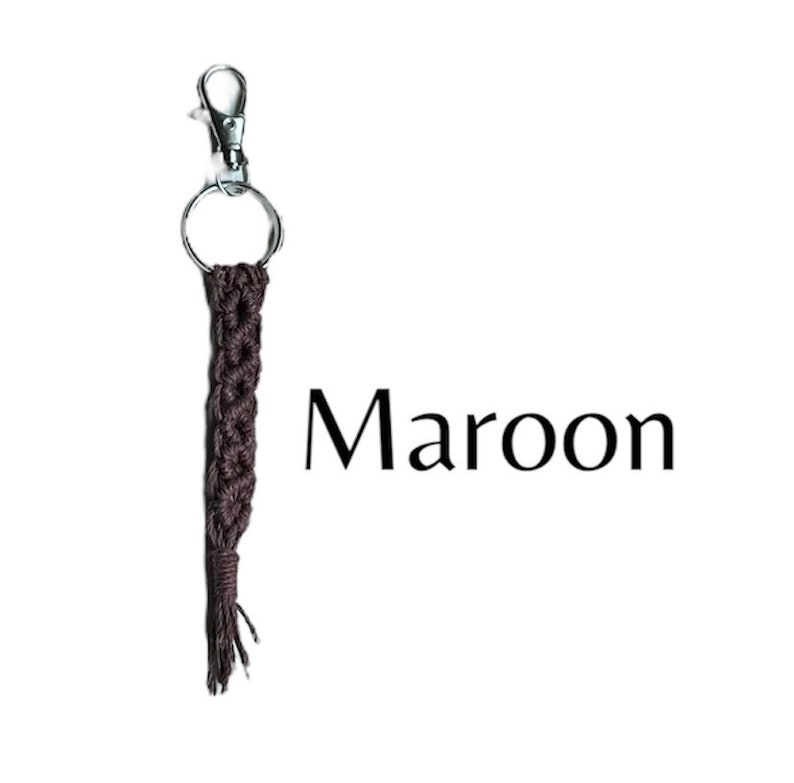 Macrame Keychain Made From Reclaimed Plastic Bags - Etsy