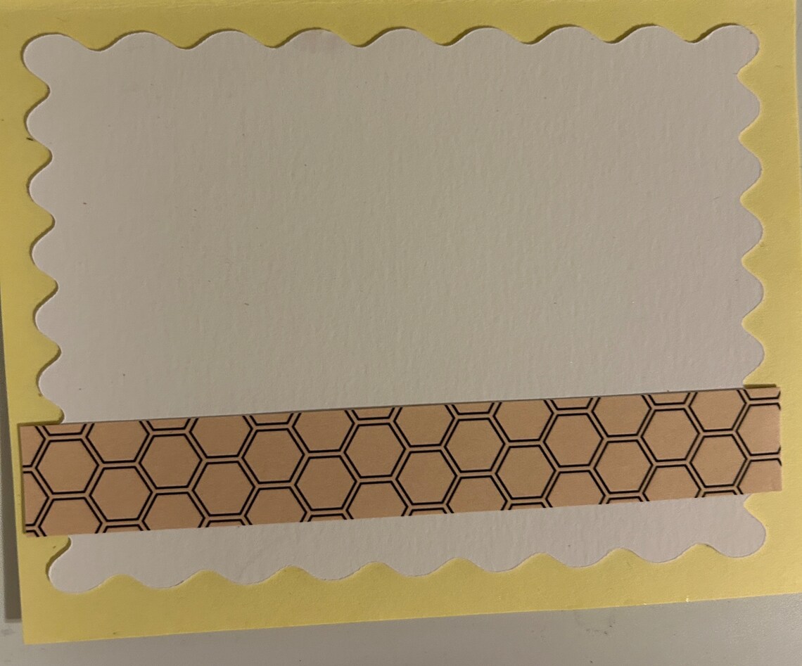 Buzzing by to Say Hi Bee Themed Greeting Card. Blank Inside - Etsy