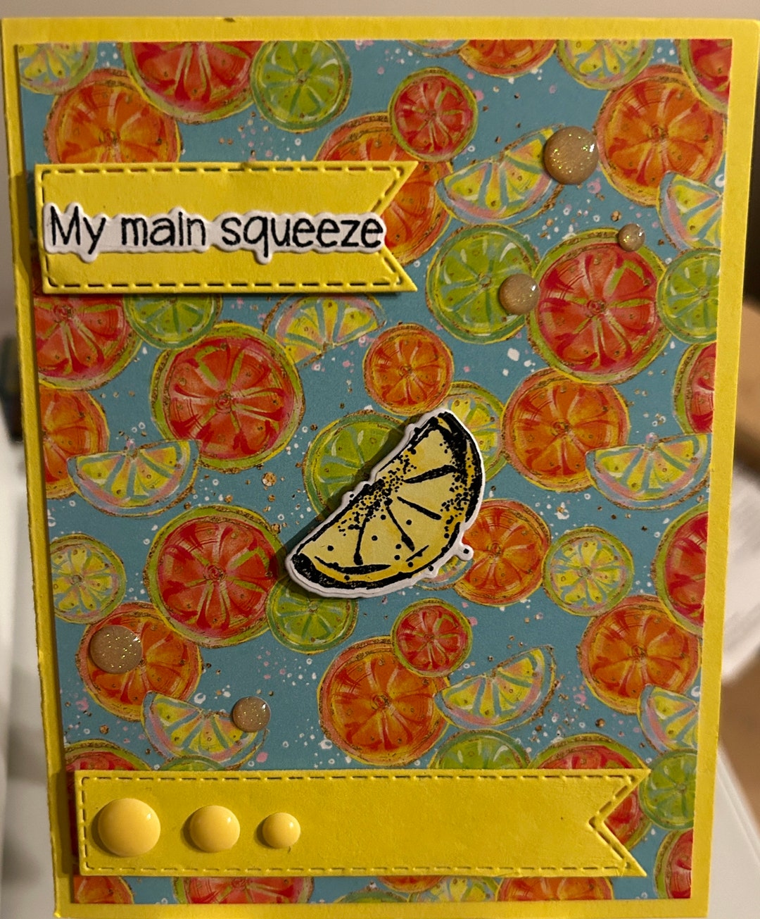My Main Squeeze. Lemon. Citrus. Blank Inside - Etsy