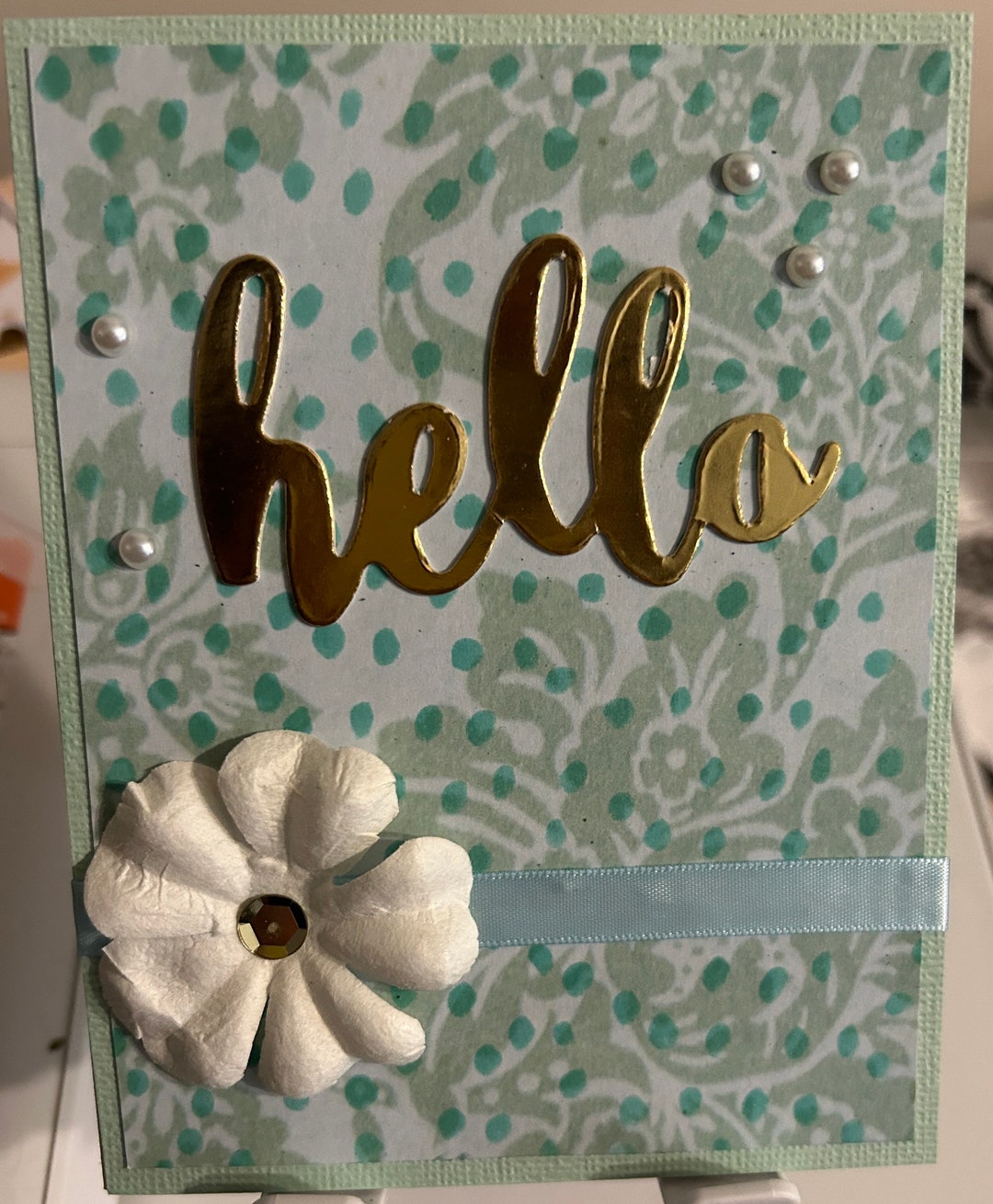 Hello. Blank Inside. Paper Flower - Etsy