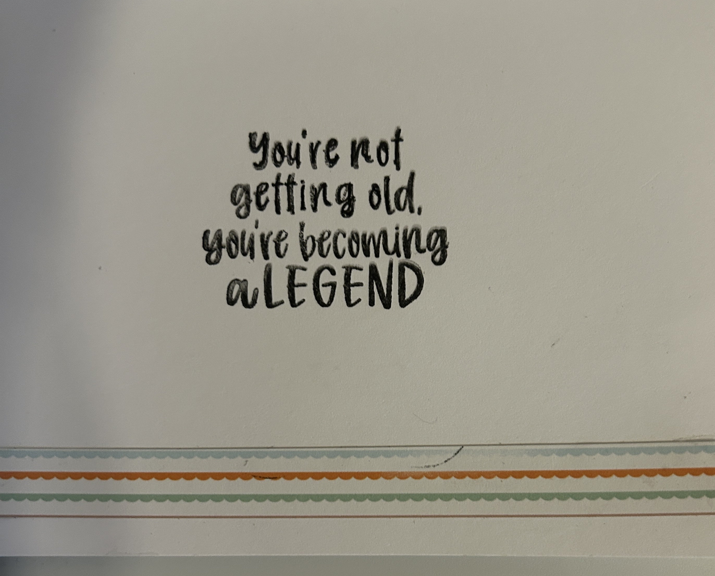 Youre Not Getting Old. Youre Becoming a Legend. Birthday Card - Etsy