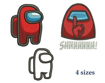 Among Us Embroidery Design | Etsy