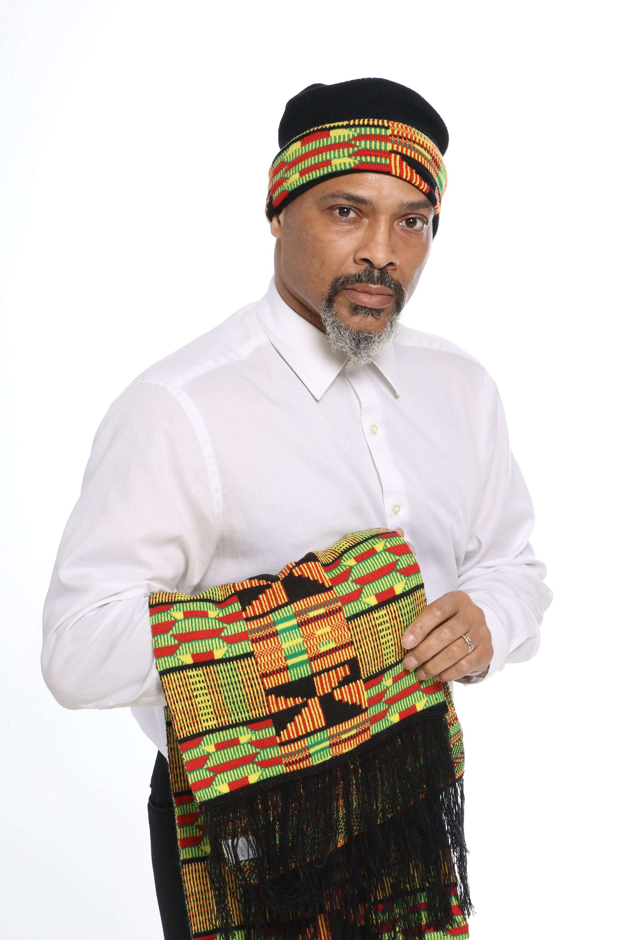 Unisex Kente African Knit Winter Scarf - Etsy