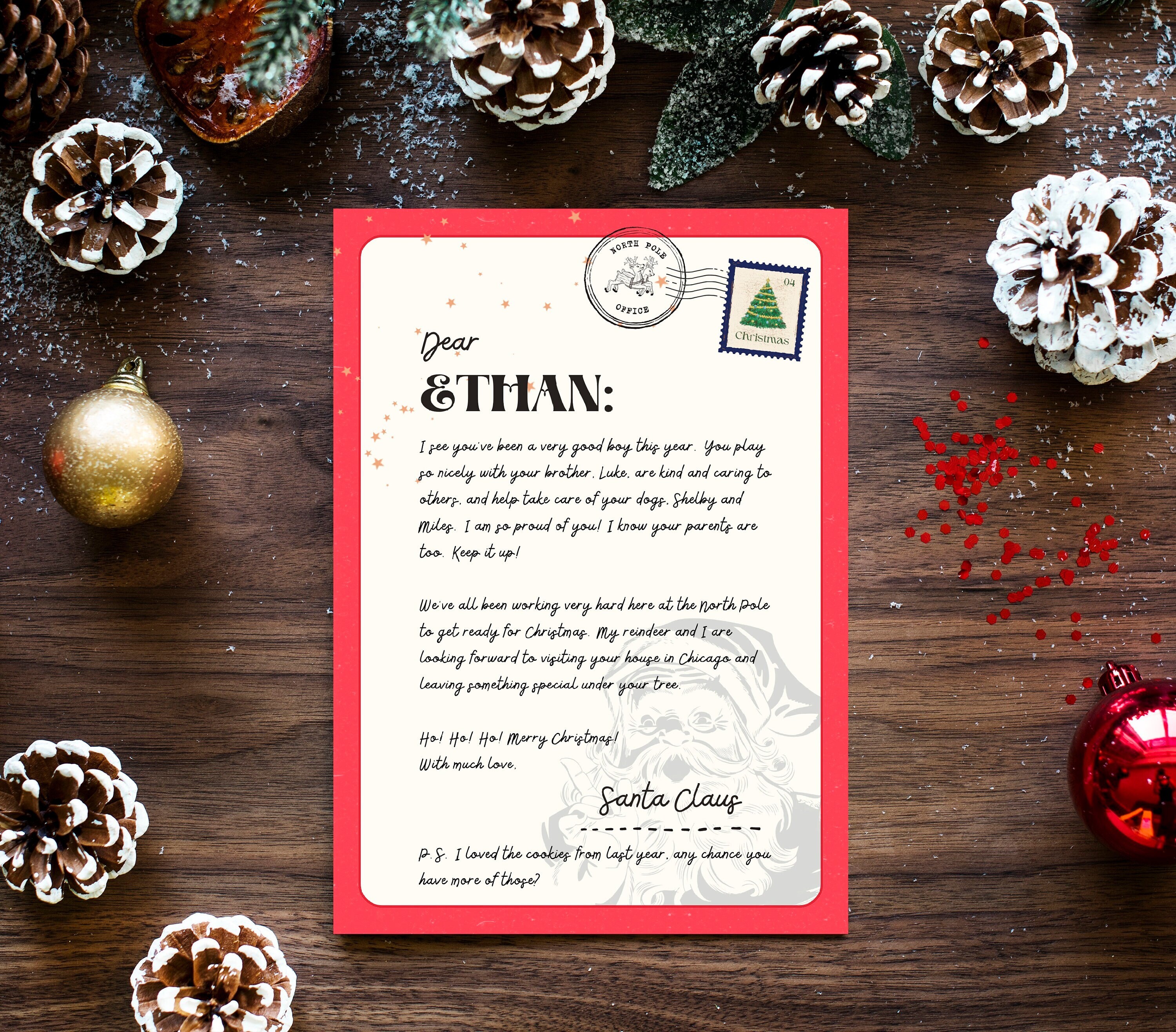 Personalized Letter From Santa | Letter From Santa | Santa Mail ...