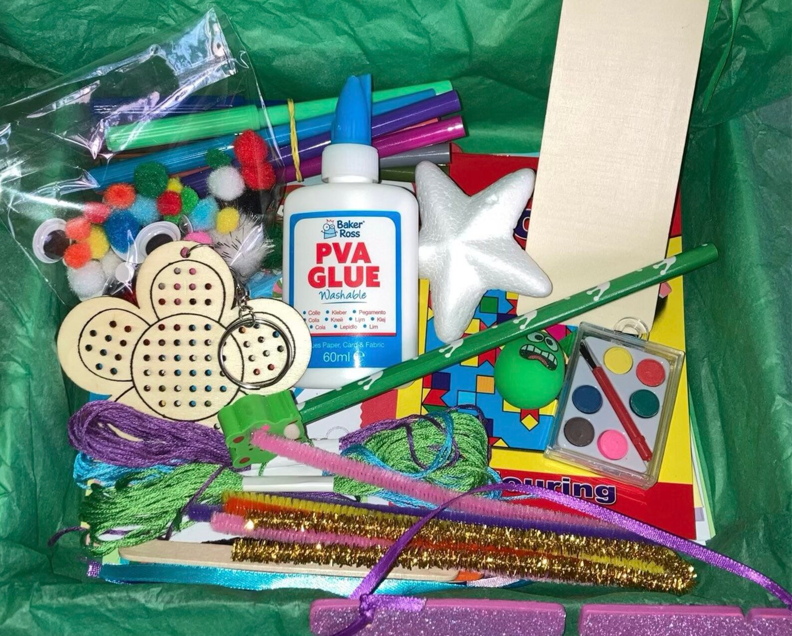 Personalised Childrens mega craft box craft pack kids craft | Etsy