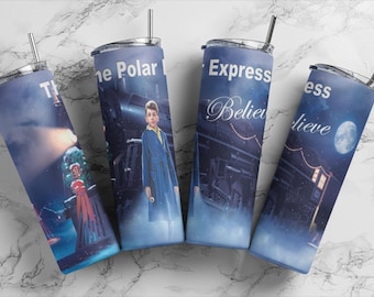 Polar Express Tumbler Wrap PNG - Etsy