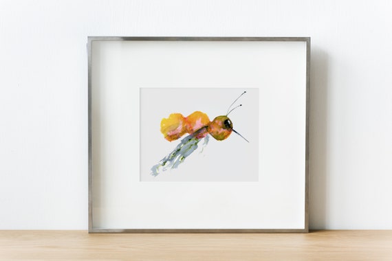 Mosquito Watercolor Print Mosquito Painting Animal Art - Etsy Canada