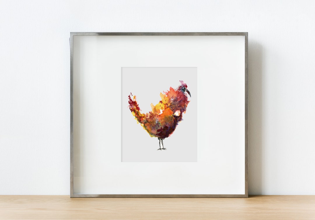 Bird Watercolor Art, Bird Painting, Animal Art, Childrens Room, Nursery ...