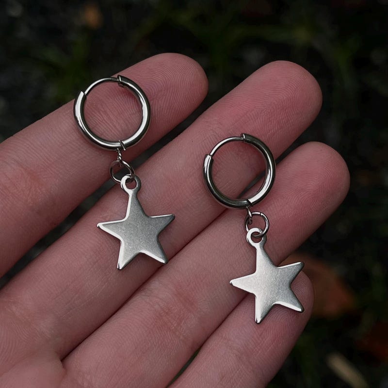 Star Earrings - Etsy