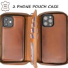 Leather Double Phone Case, Dual Phone Case for Work and Personal - Etsy