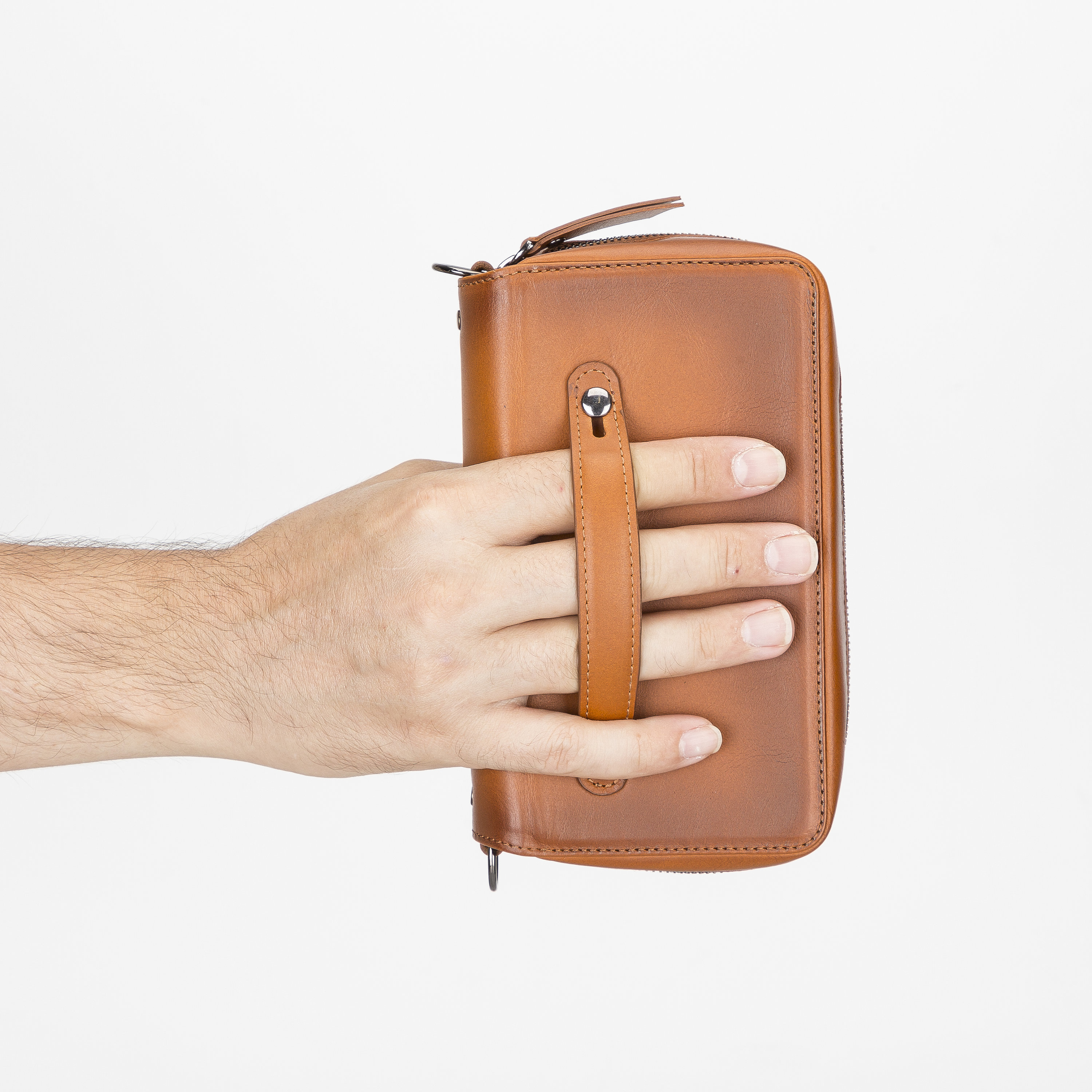 Custom Leather Double Phone Case, Handmade Dual Phone Case, 2 Phone ...