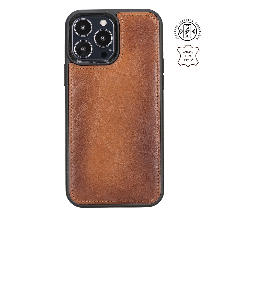 Leather Personalized Slim iPhone Case, Apple iPhone 17, 16, 15, 14, 13 ...