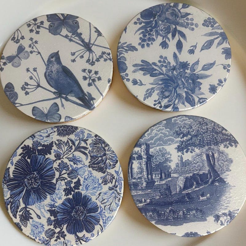 Decoupage Coasters - Etsy