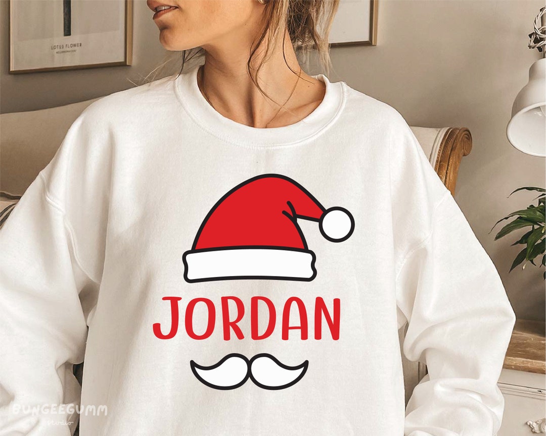 Santa Frame Svg, Santa Monogram Svg, Christmas Name Svg, Christmas ...