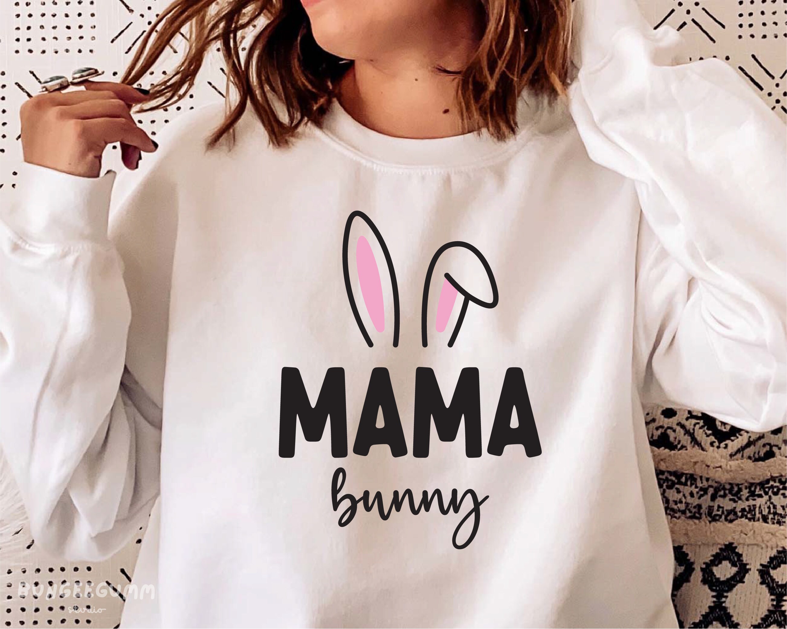 Family Bunny Svg, Mama Bunny Svg, Daddy Bunny Svg, Baby Bunny Svg ...