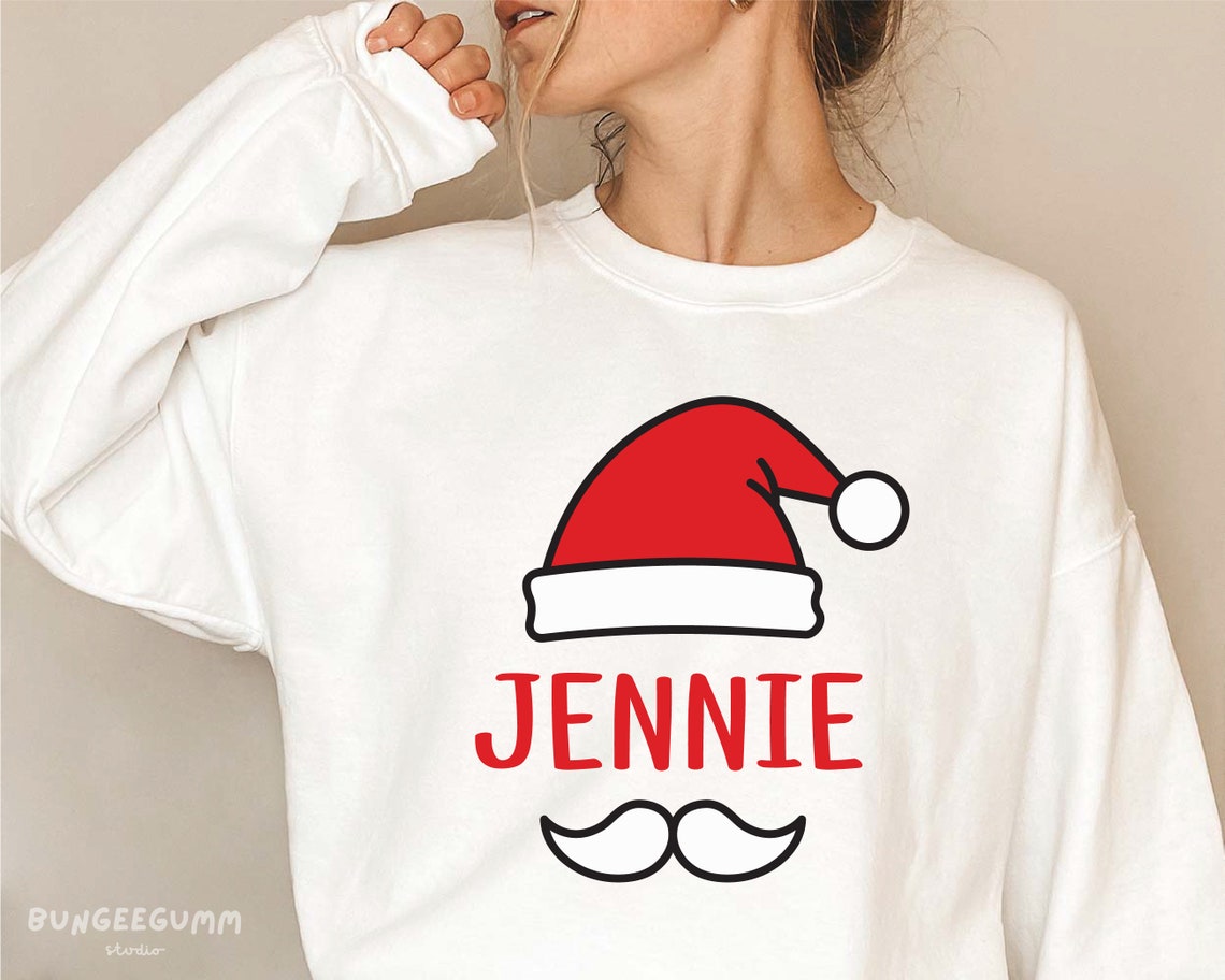 Santa Frame Svg Santa Monogram Svg Christmas Name Svg - Etsy