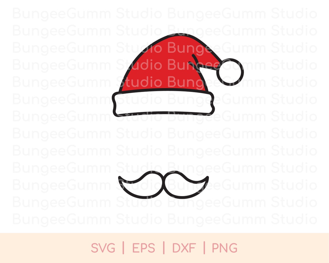 Santa Frame Svg Santa Monogram Svg Christmas Name Svg - Etsy