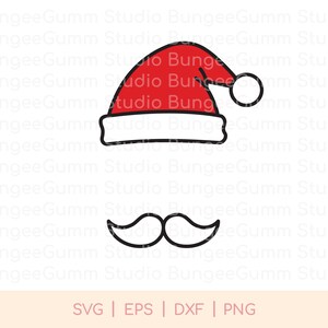 Santa Frame Svg, Santa Monogram Svg, Christmas Name Svg, Christmas ...