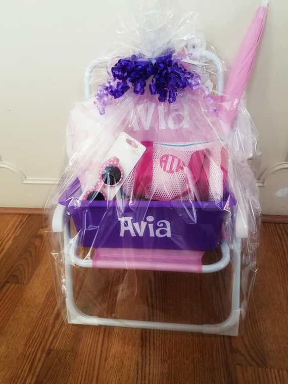 Monogrammed Splish Splash Beach Chair With - Etsy