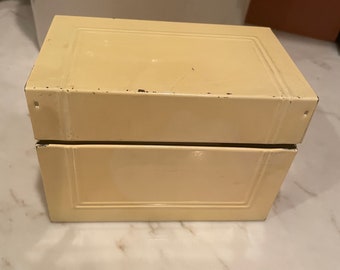 Metal Recipe Box - Etsy