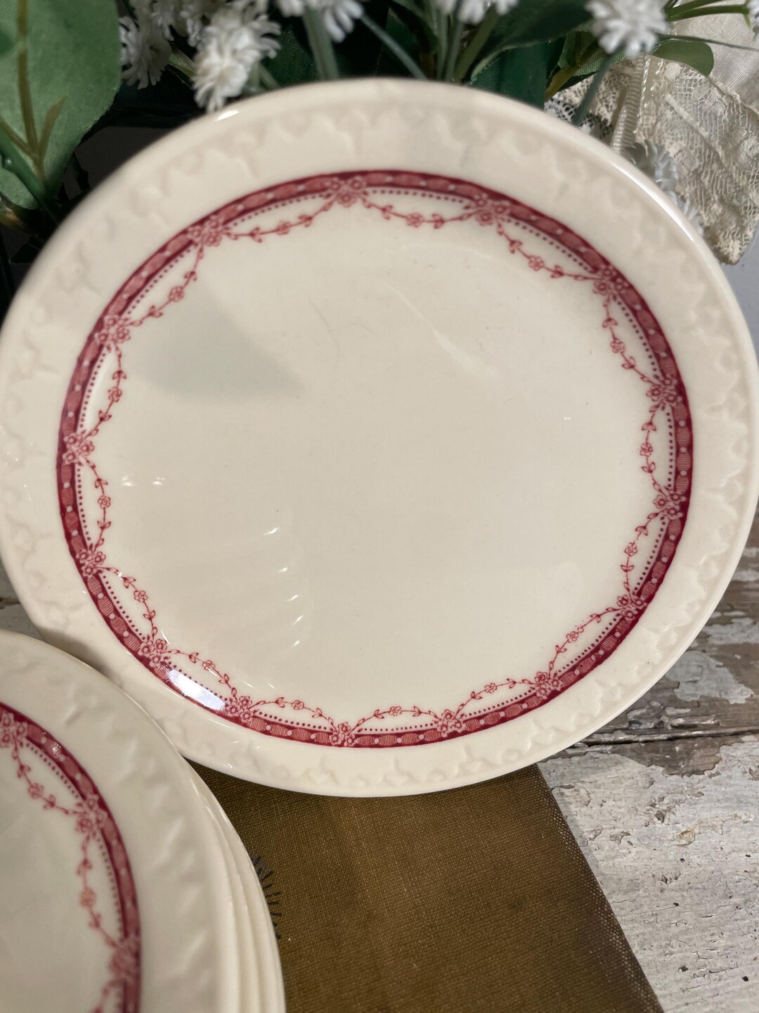 Vintage Shenango China Ivory Pattern Appetizer Plate 6 Inch - Etsy