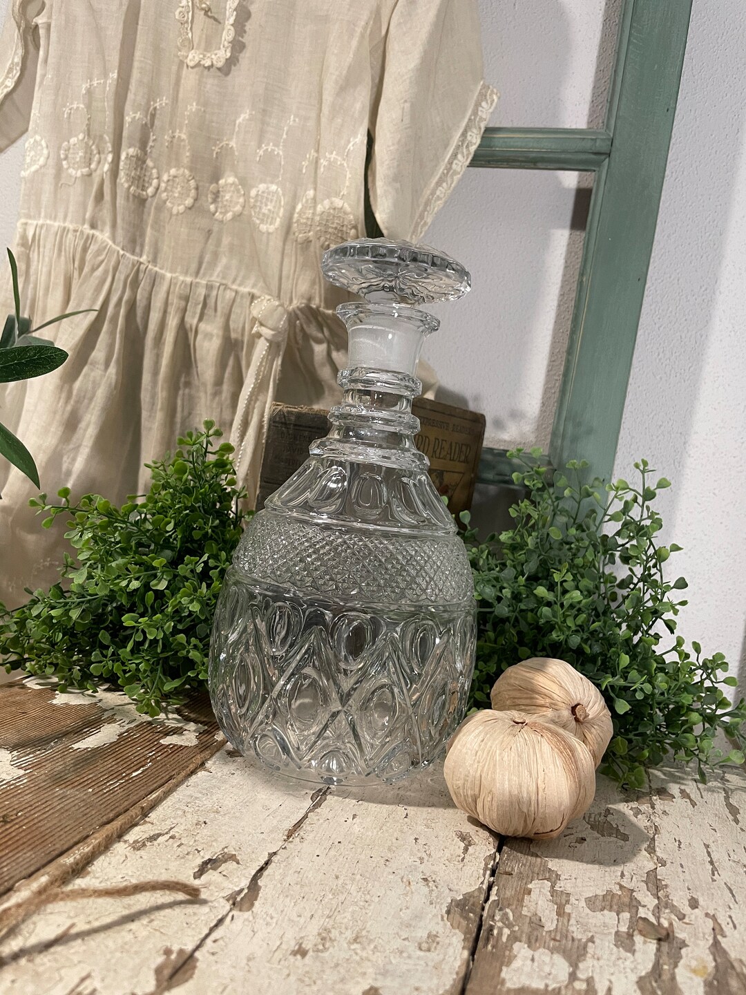 Vintage Imperial Glass Cape Cod Decanter With Stopper - Etsy