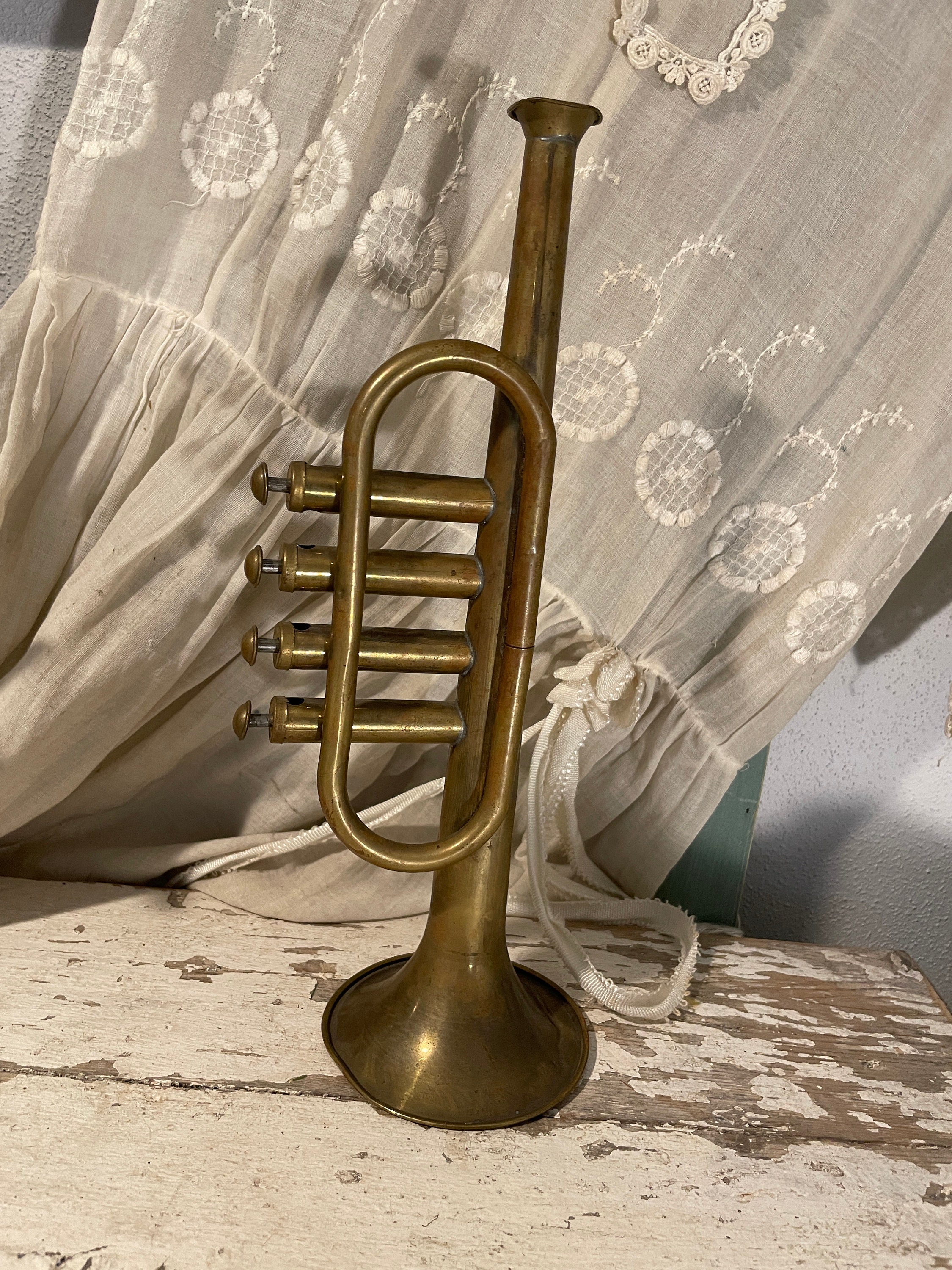 Vintage Brass Piccolo Trumpet Valves Move up and Down - Etsy