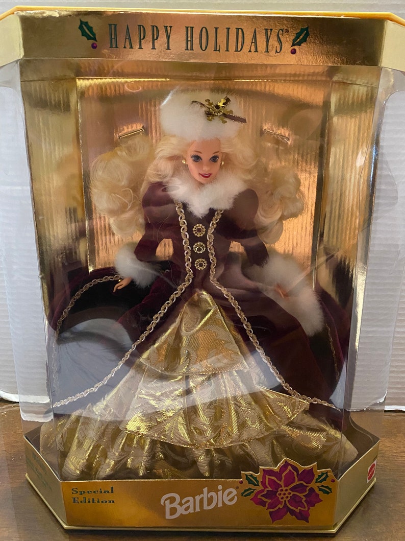 1996 Happy Holidays Barbie - Etsy