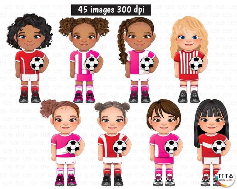Soccer Girls Clipart, Soccer Player, Football Clipart, Soccer Clipart ...