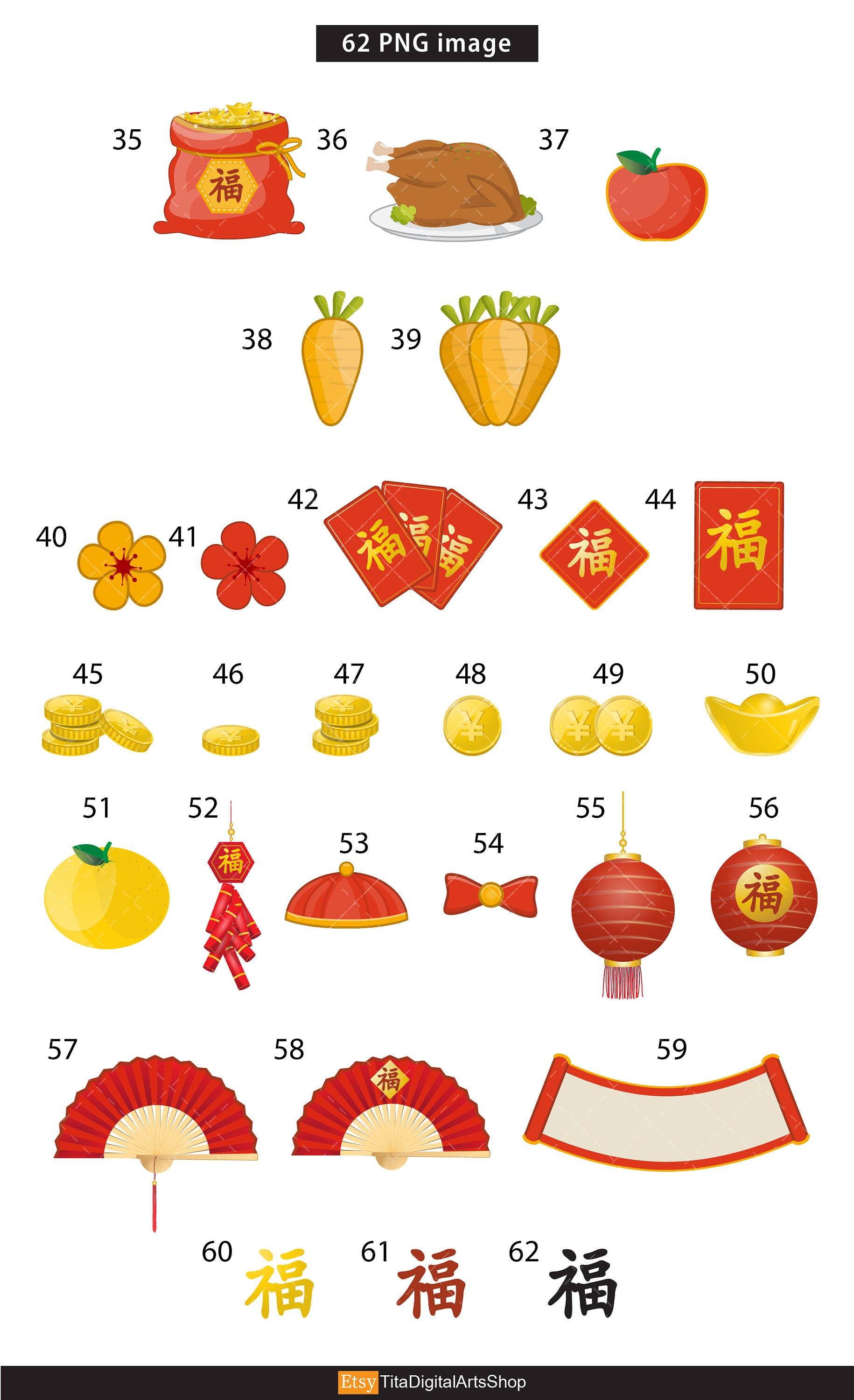 Chinese New Year Clipart, Rabbit Chinese New Year Clipart, New Year ...