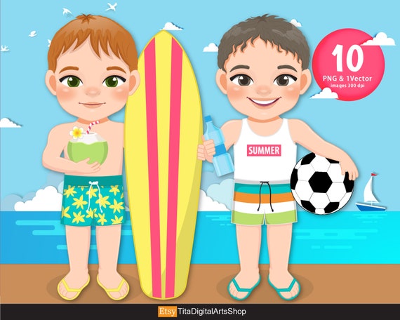 Beach Boy Clipart