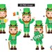 St. Patrick Day Clipart, Leprechaun Clipart, Saint Patrick's Day ...
