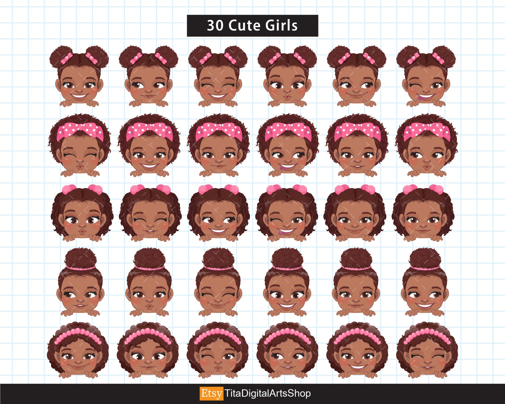 Peekaboo Black Kids Clipart, Peekaboo American African Boy & Girl, Peek ...