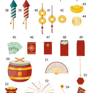 Chinese New Year Clipart, Chinese Clipart, New Year Clipart, Lunar New ...