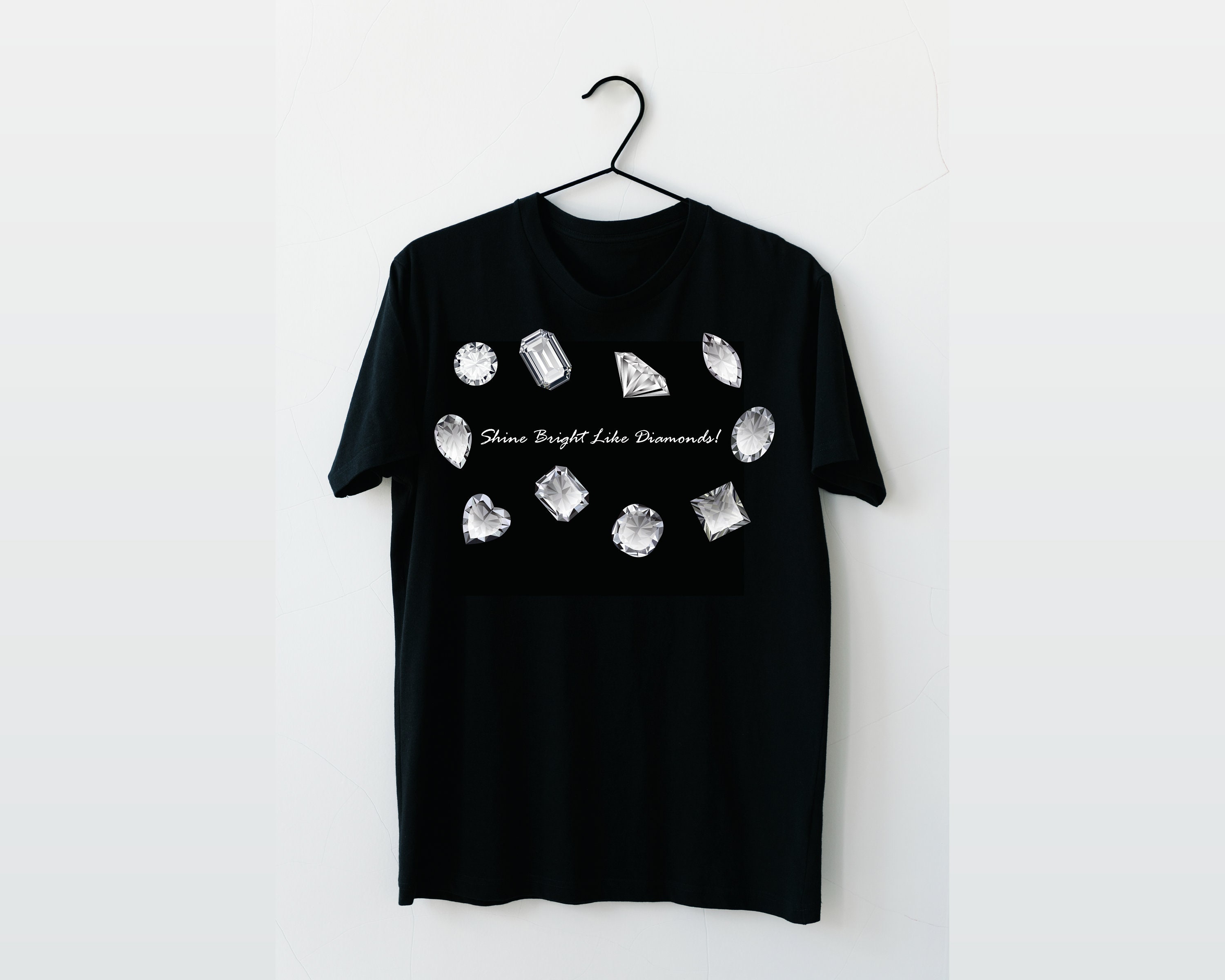 10 Glam Diamonds Different Shapes PNG Clipart Sublimation - Etsy