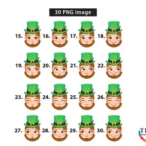 St. Patrick Day Clipart Leprechaun Clipart Saint - Etsy