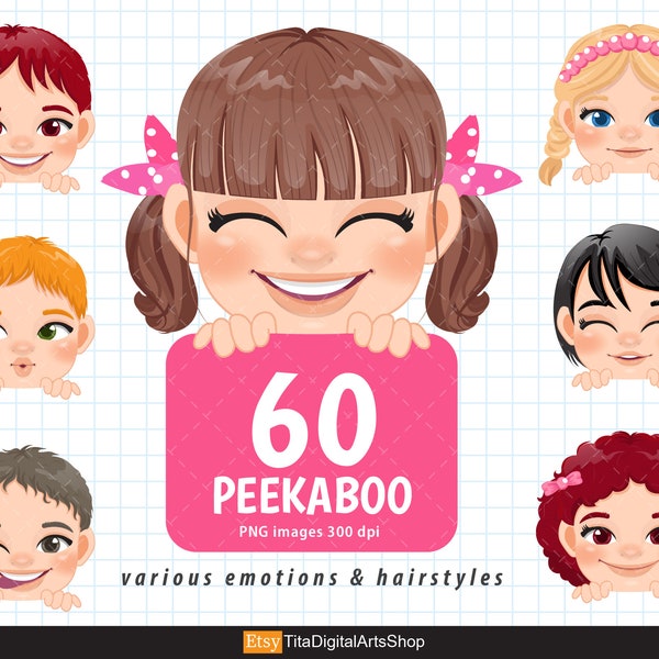 Peekaboo Girl Svg - Etsy