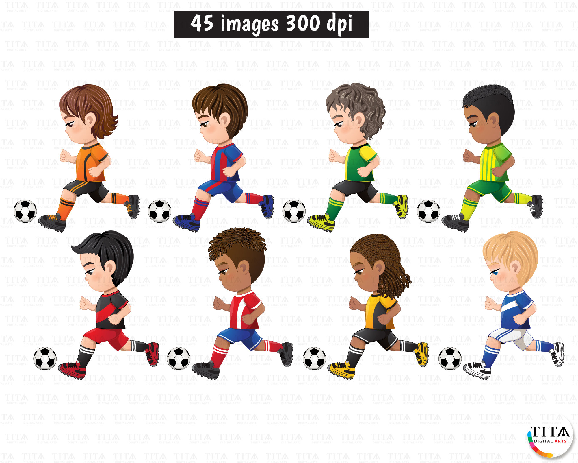 Soccer Boys Clipart, Soccer Player, Football Clipart, Soccer Clipart ...