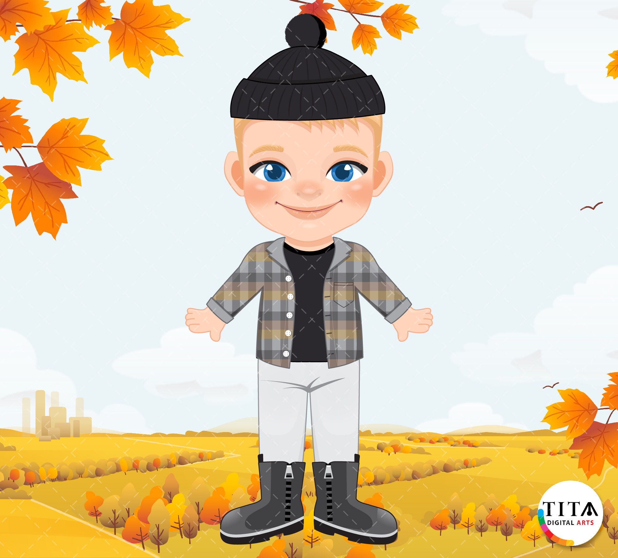 Paper Dolls Boys Clipart, Autumn Outfits Boy, Cozy Fall Outfits, Casual ...